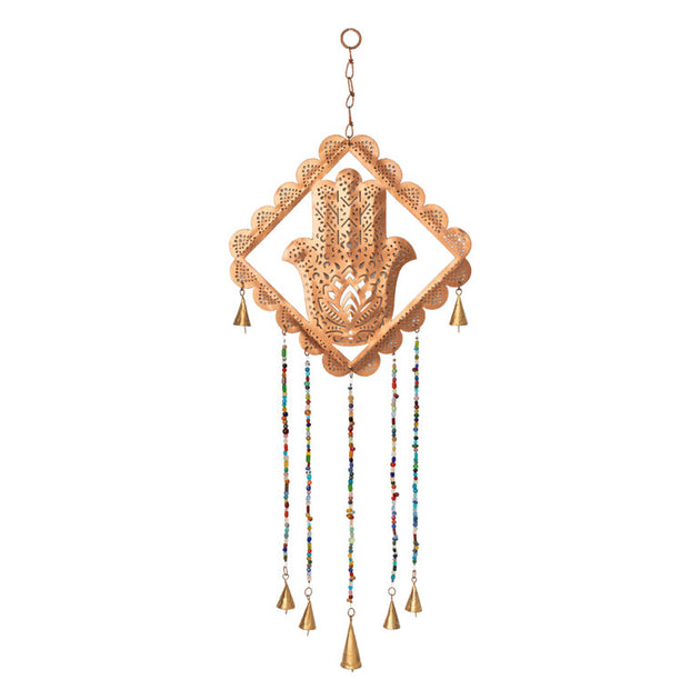 Wind Chime Hamsa Hand Illumination Mandalas – Broome Natural Wellness